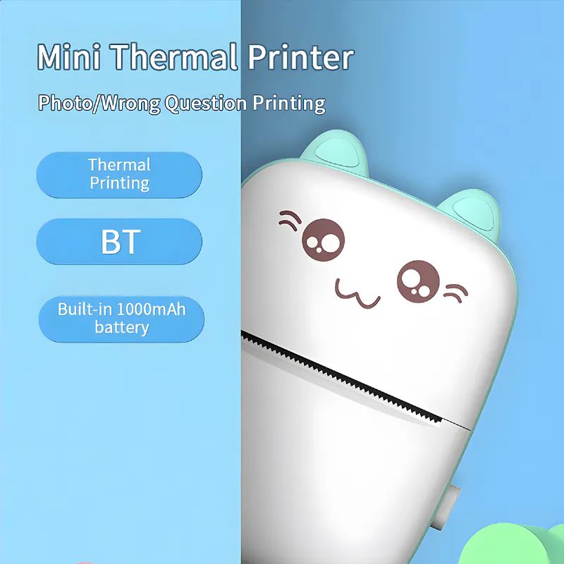 Mini Printer Pr-01 Fotoğraf Makinesi Yazıcısı